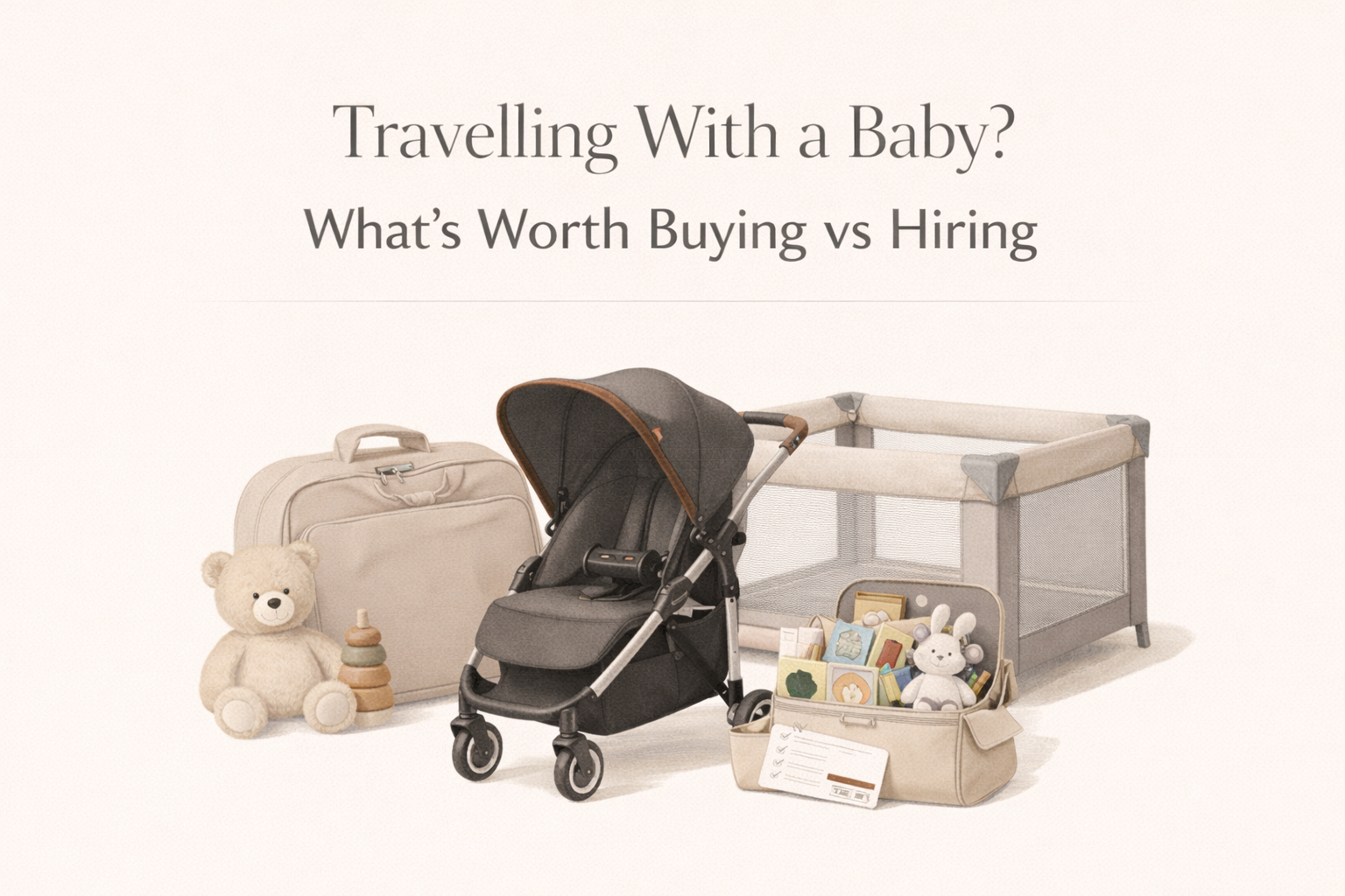 Travelling With a Baby? What’s Worth Buying vs Hiring – Burnside Baby Hire